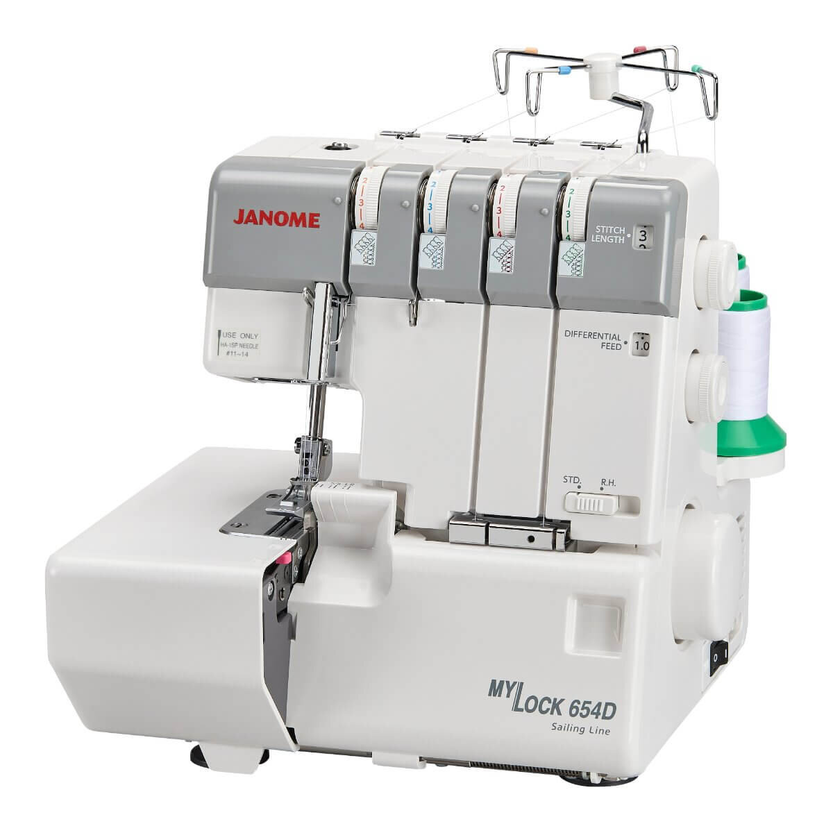 Janome MyLock 654D Overlock – laufruhig & präzise